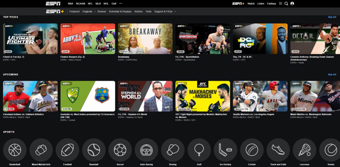 ESPN+ Review: Live Sports, Bundles, Pricing, and More