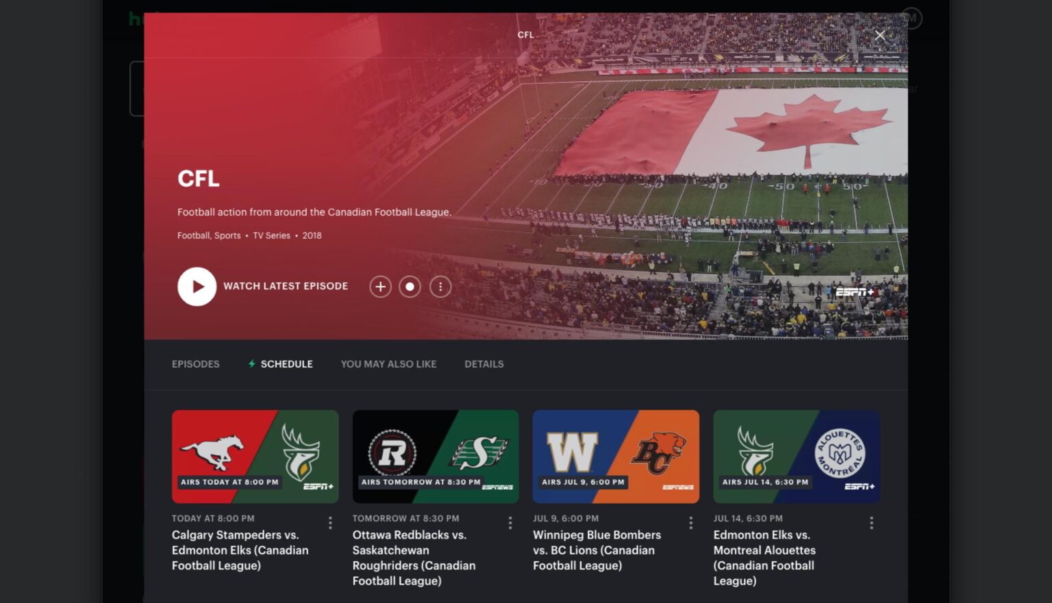Watch CFL in the US: Channels, Streaming Details, and More