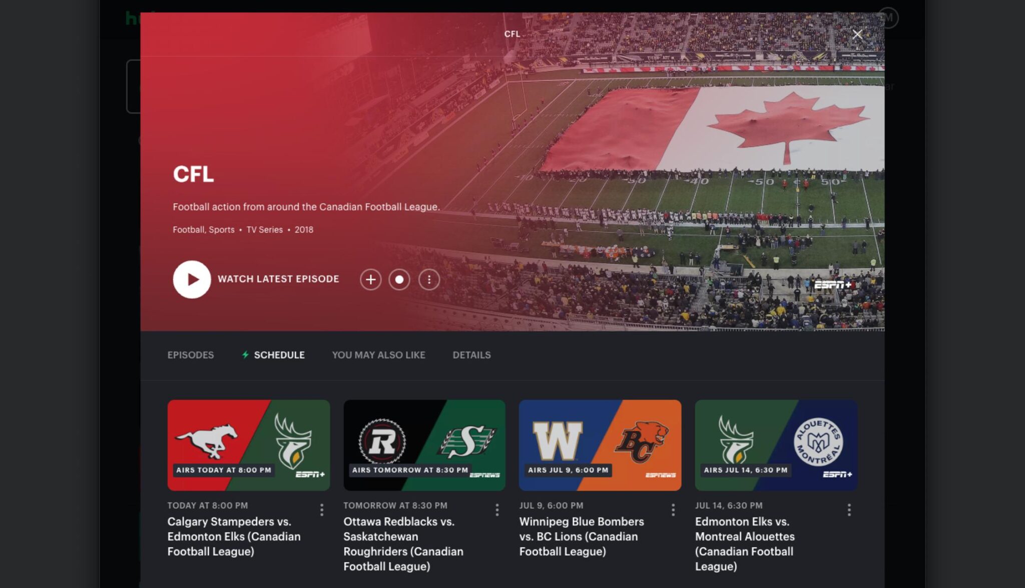 Watch CFL in the US: Channels, Streaming Details, and More