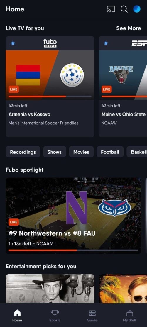 Best Live TV Streaming Services 2025