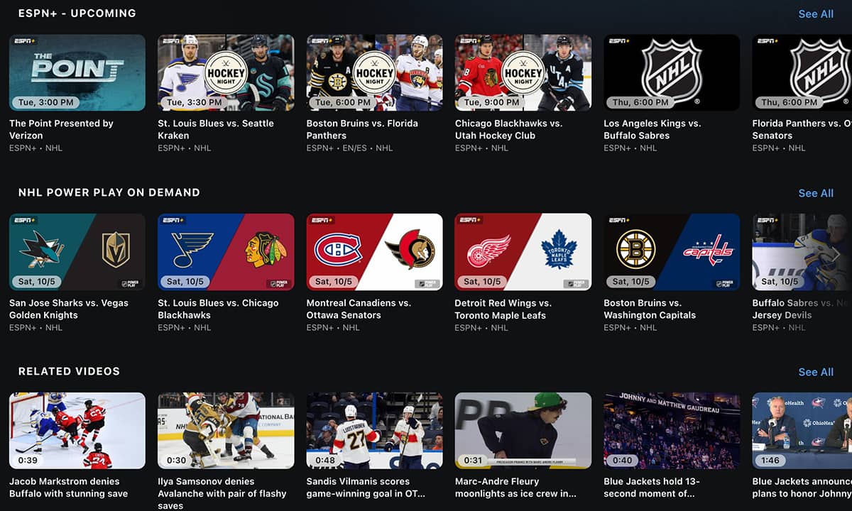 NHL on ESPN+: 2025–2026 TV Schedule, Cost, and More